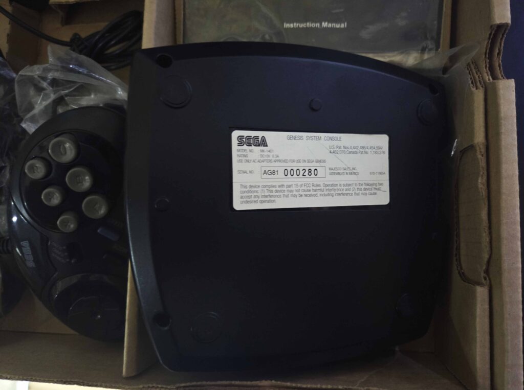 Consola Sega Genesis 3 Original – Museum Games