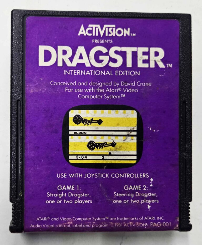 Dragster | Atari 2600 – Museum Games