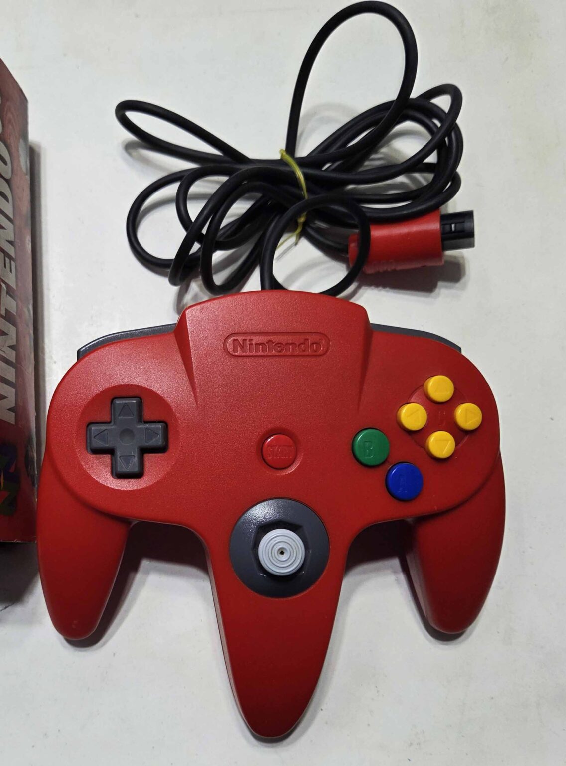 Joystick Nintendo 64 Original rojo En caja – Museum Games