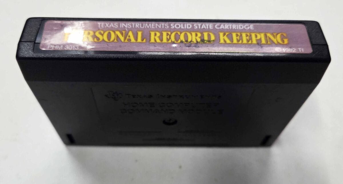 Personal Record Keeping | Texas Instruments – Museum Games