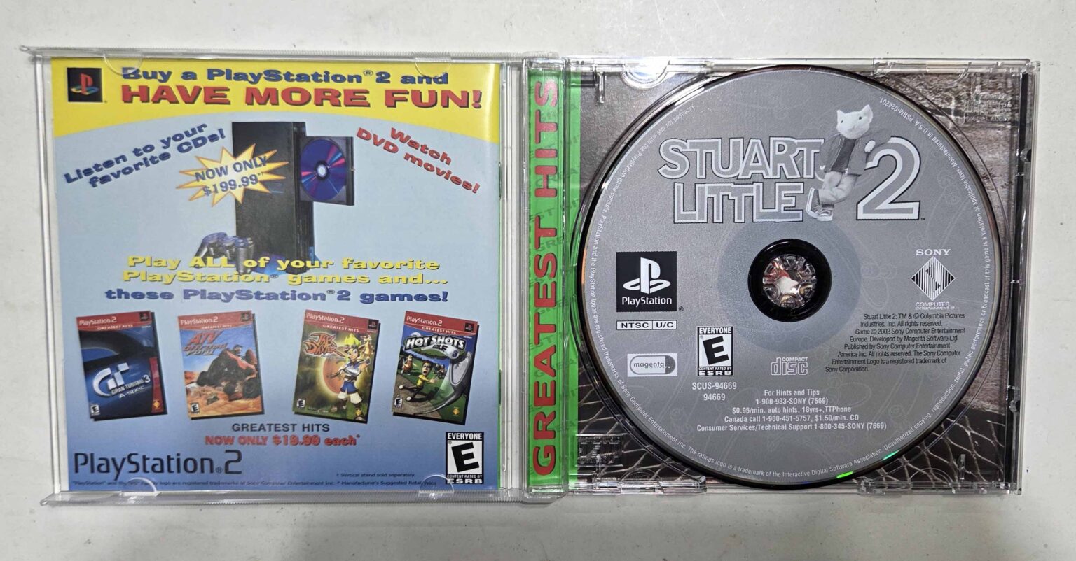 Stuart Little 2 (greatest hits) | Playstation – Museum Games