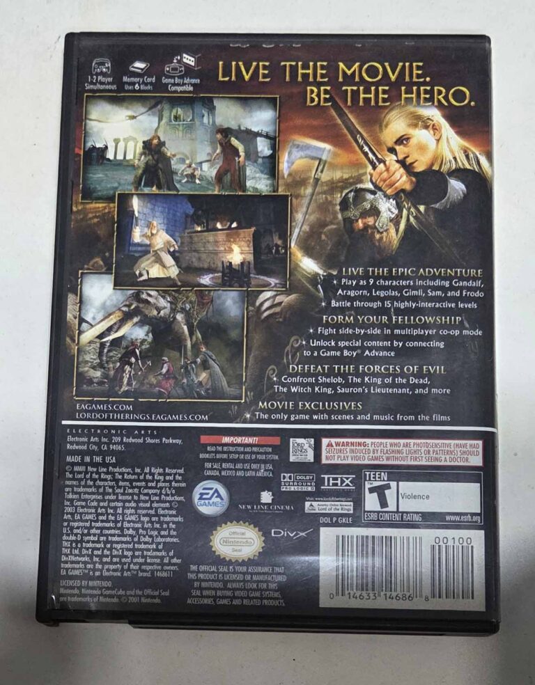 The Lord of The Rings Return Of The Kings | Gamecube – Museum Games