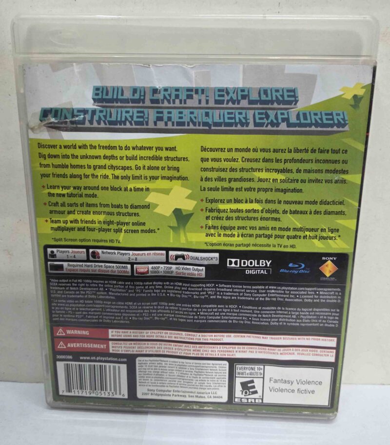Minecraft Playstation Edition | PS3 – Museum Games