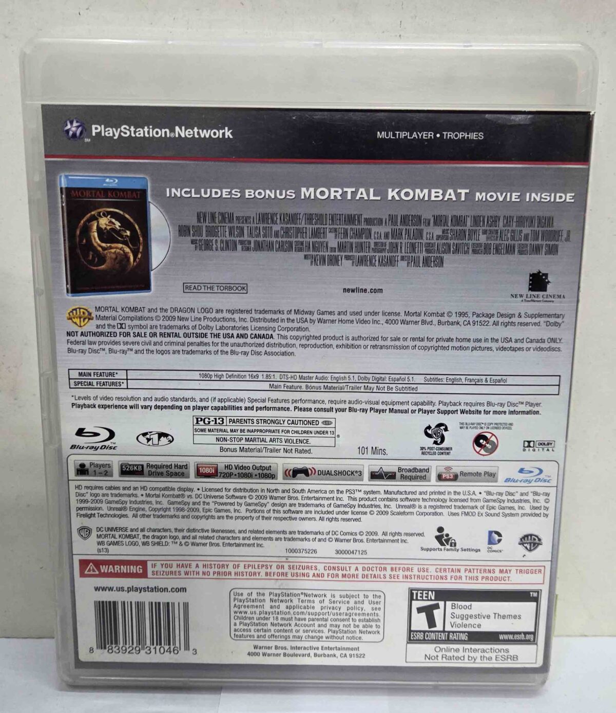 Mortal Kombat vs. DC Universe Combo Pack | PS3 – Museum Games
