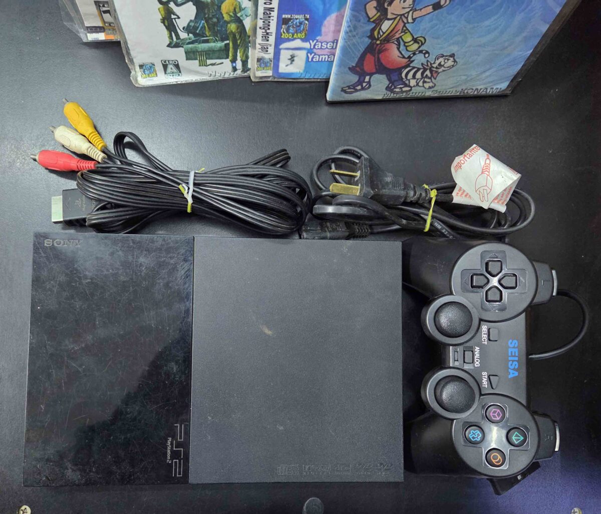 Consola Ps2 Playstation 2 Super Slim Chipeada Lee DvD Laser + Juegos ...