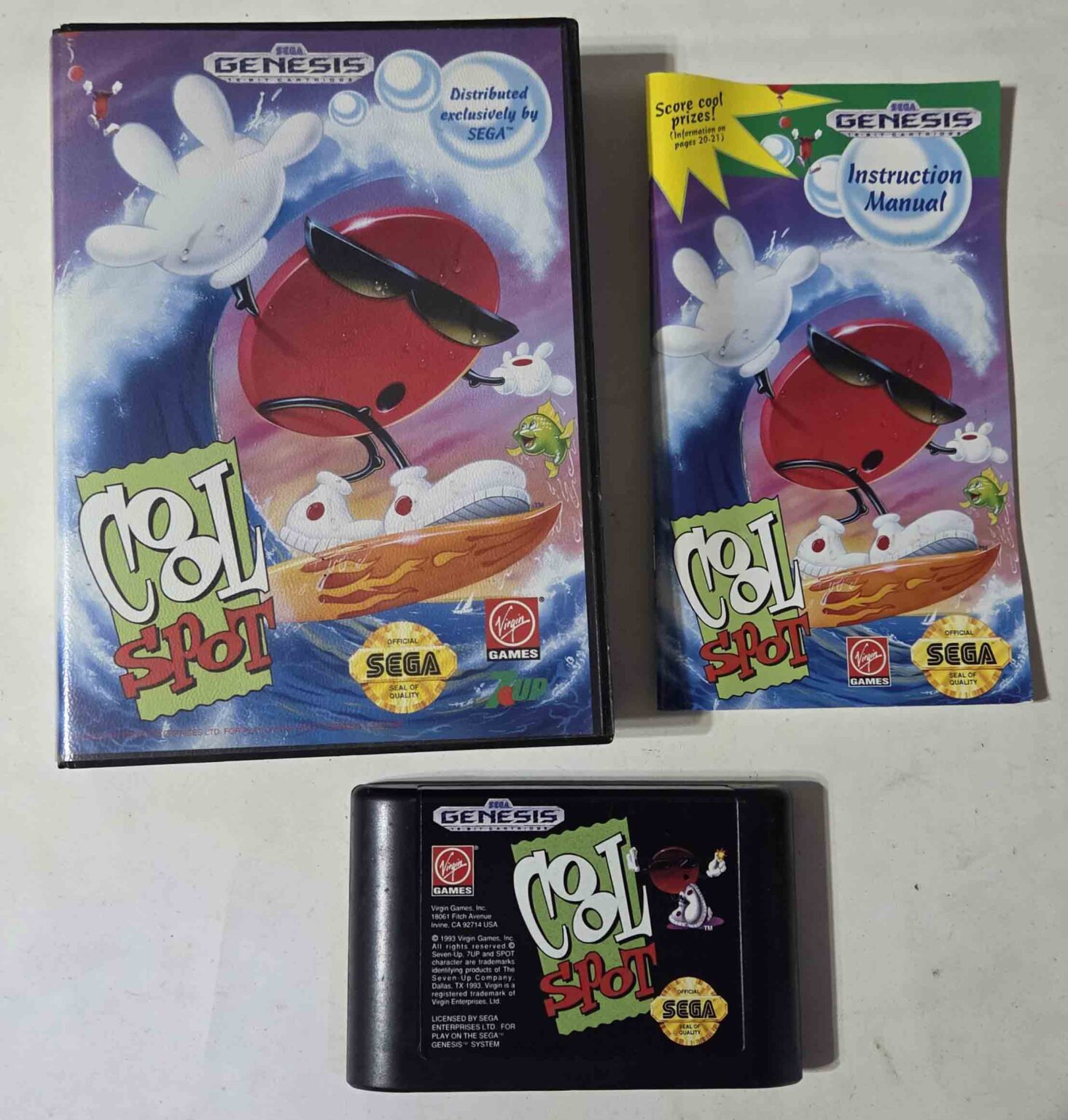 Cool Spot | Sega Genesis Original (Cib) – Museum Games