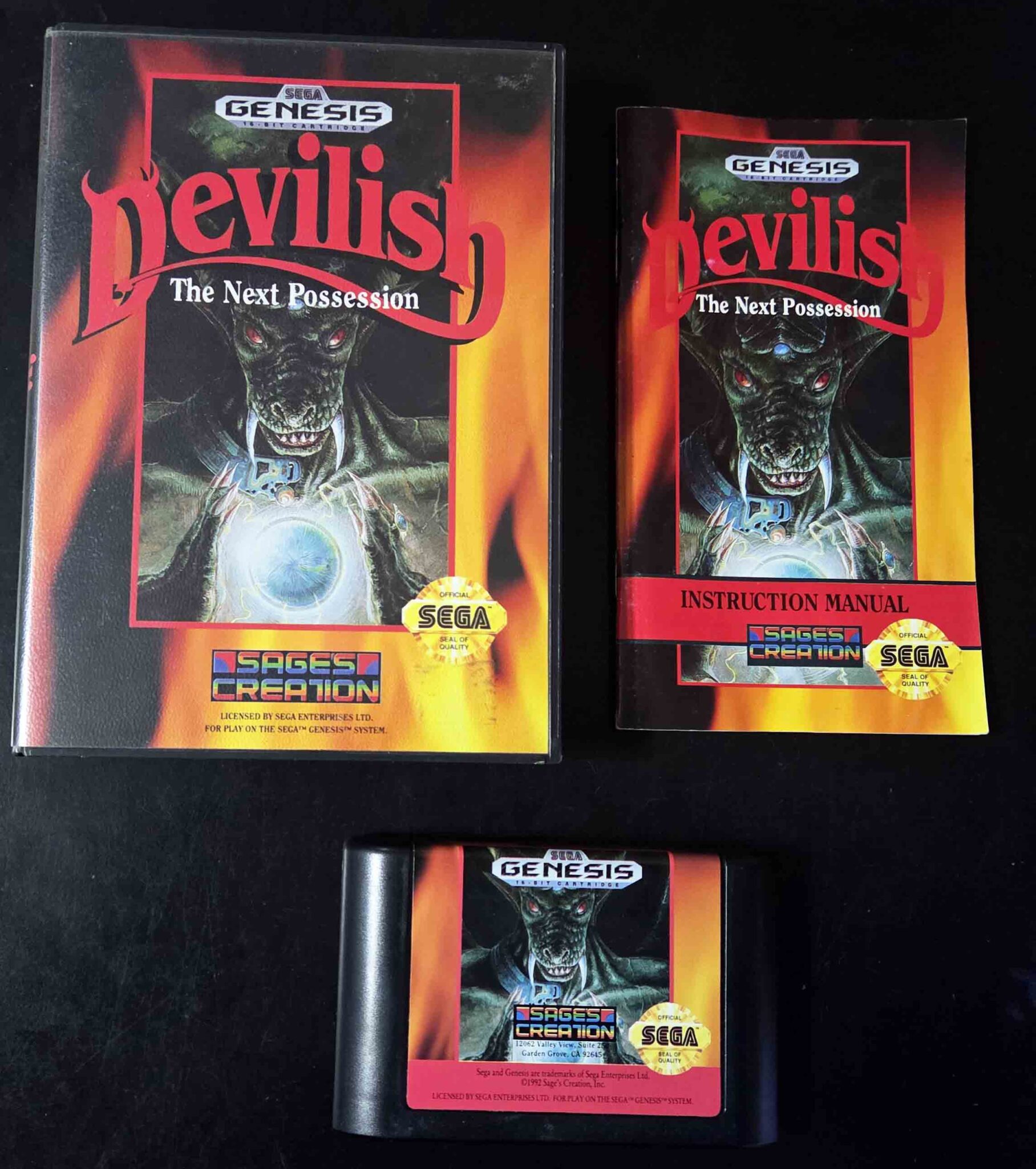 Devilish | Sega Genesis Original – Museum Games