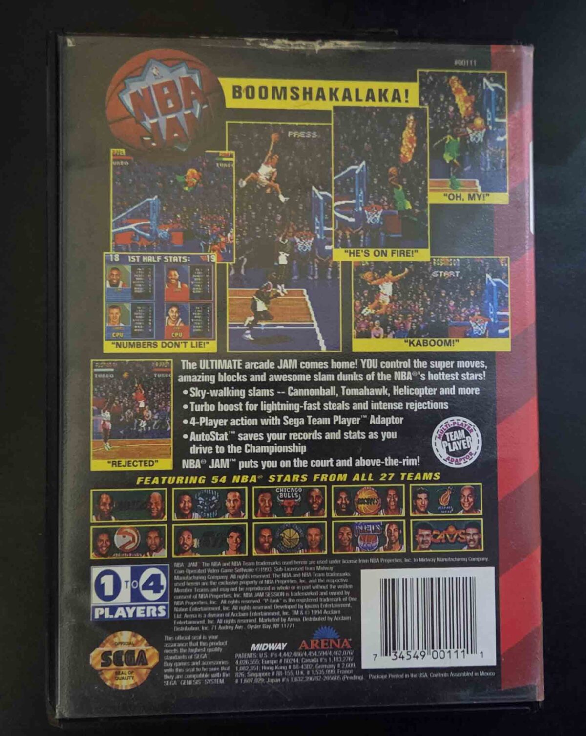 Nba Jam | Sega Genesis Original – Museum Games