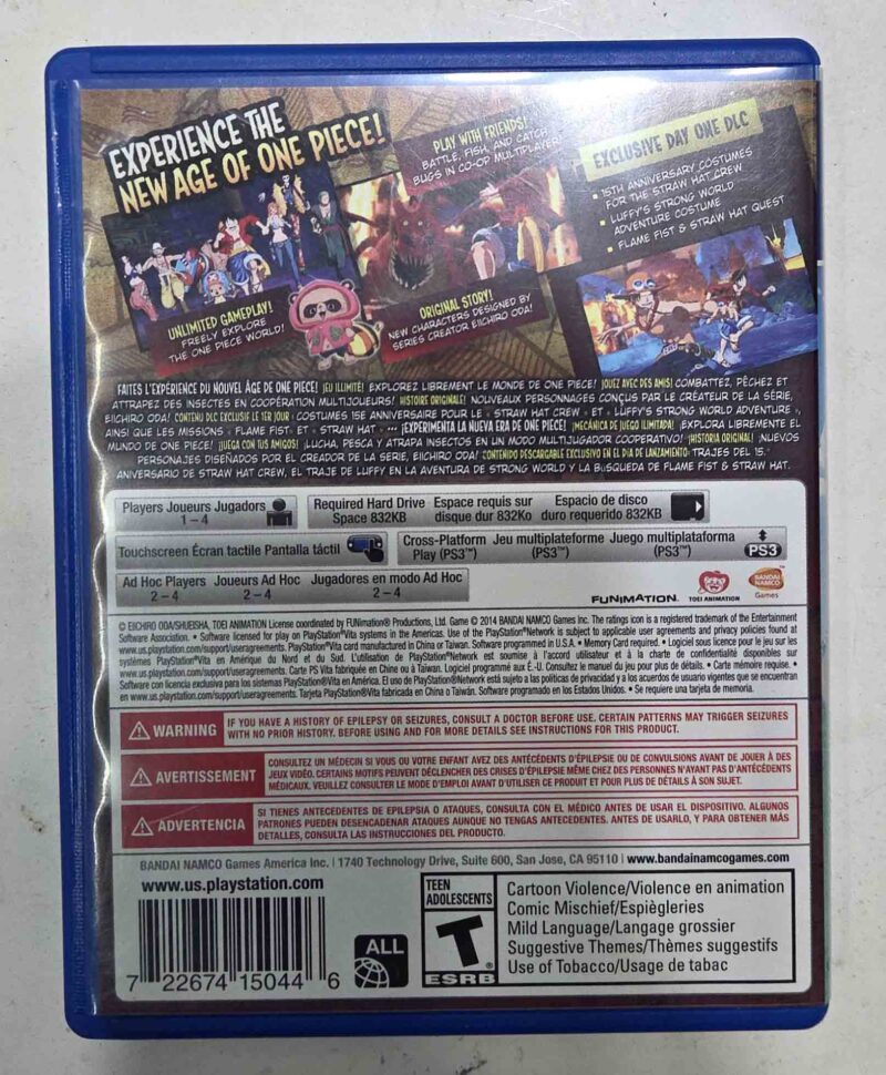 One Piece Unlimited World Red Day One Edition | PS Vita – Museum Games