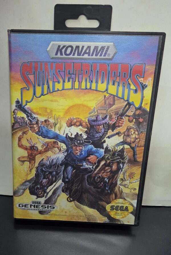 Sunset Riders | Sega Genesis Original (Cib) – Museum Games