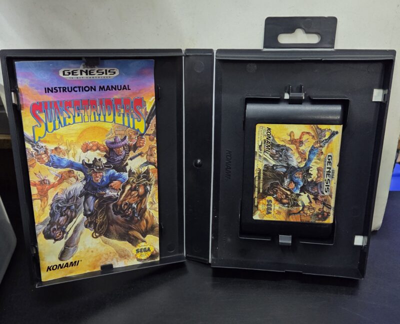 Sunset Riders | Sega Genesis Original (Cib) – Museum Games