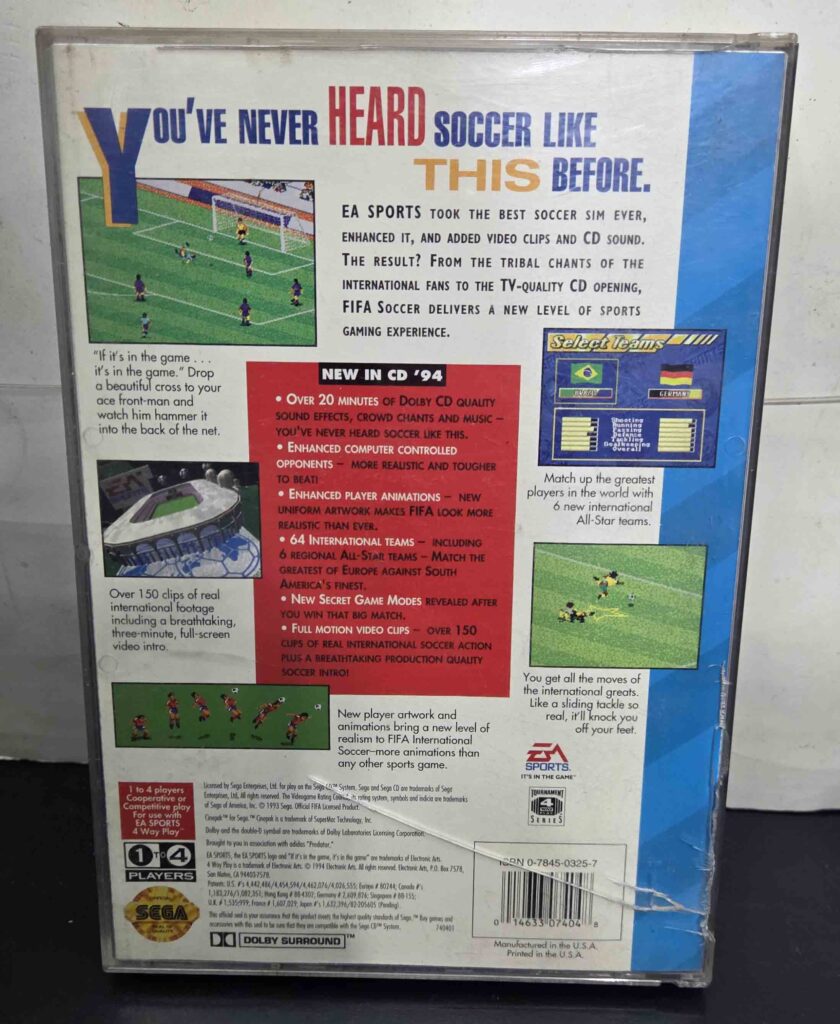 FIFA International Soccer | Sega CD Original – Museum Games