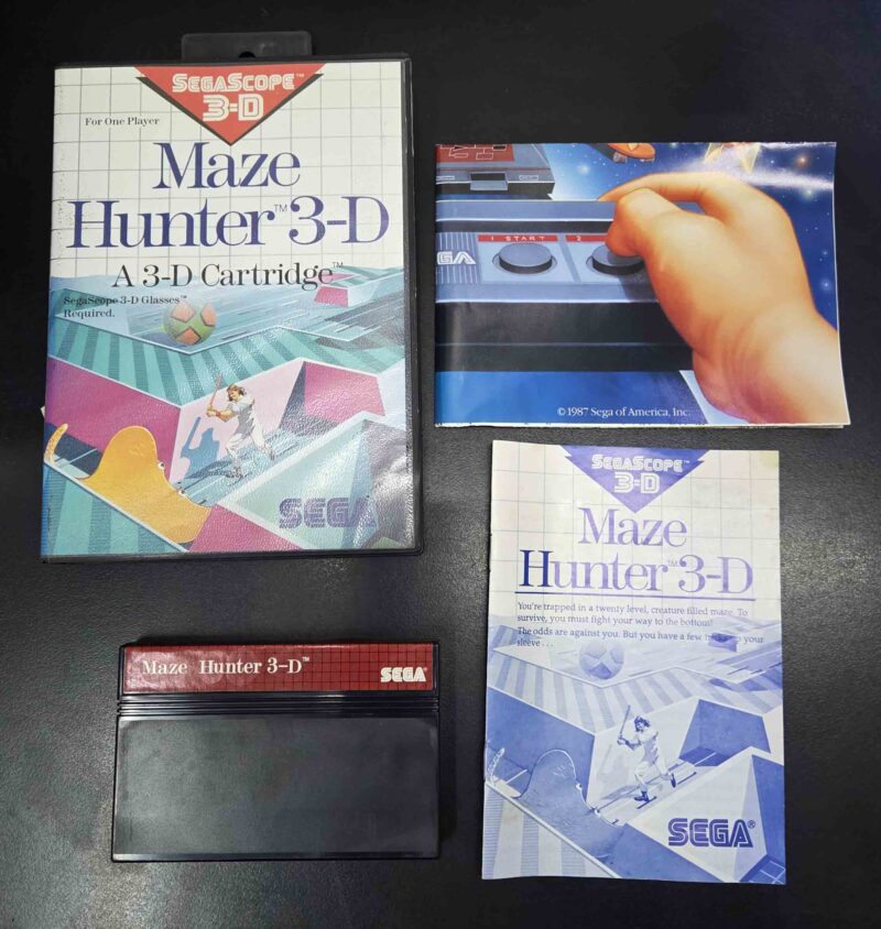 Maze Hunter 3-D | Sega Master System – Museum Games