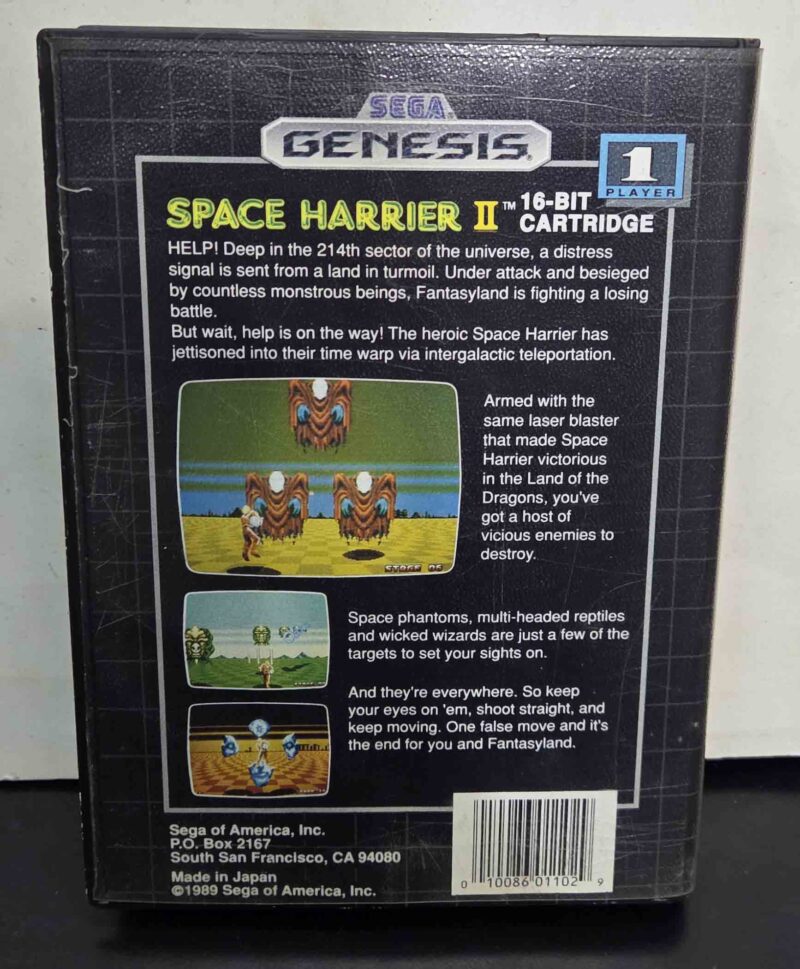 Space Harrier II | Sega Genesis Original – Museum Games