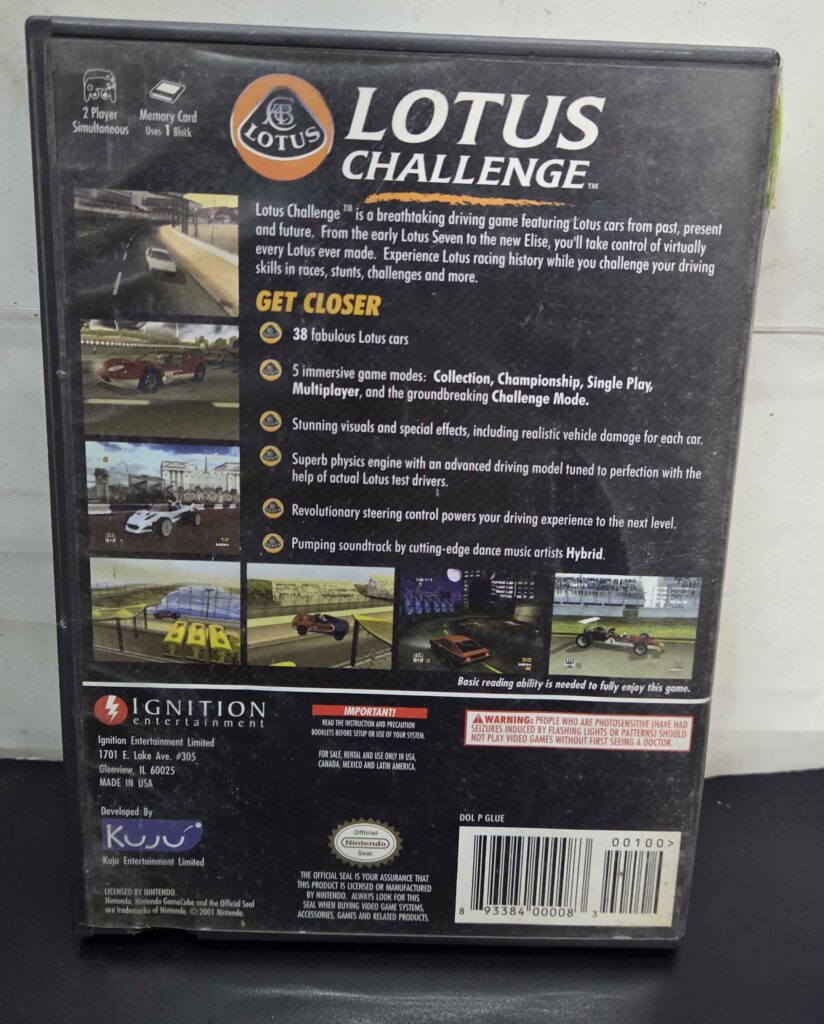 Lotus Challenge | Gamecube – Museum Games