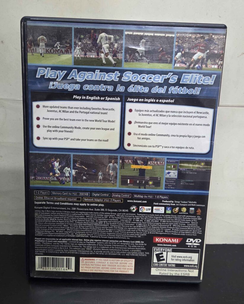 Pro Evolution Soccer 2008 | PS2 – Museum Games