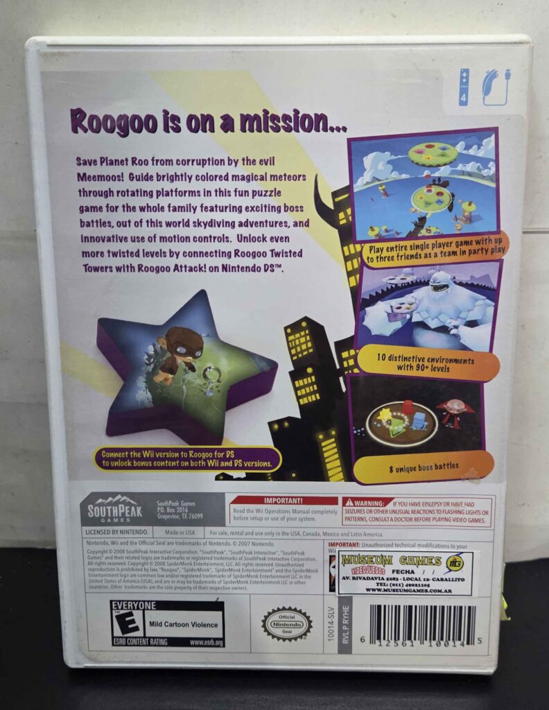 Roogoo Twisted Towers | Wii – Museum Games