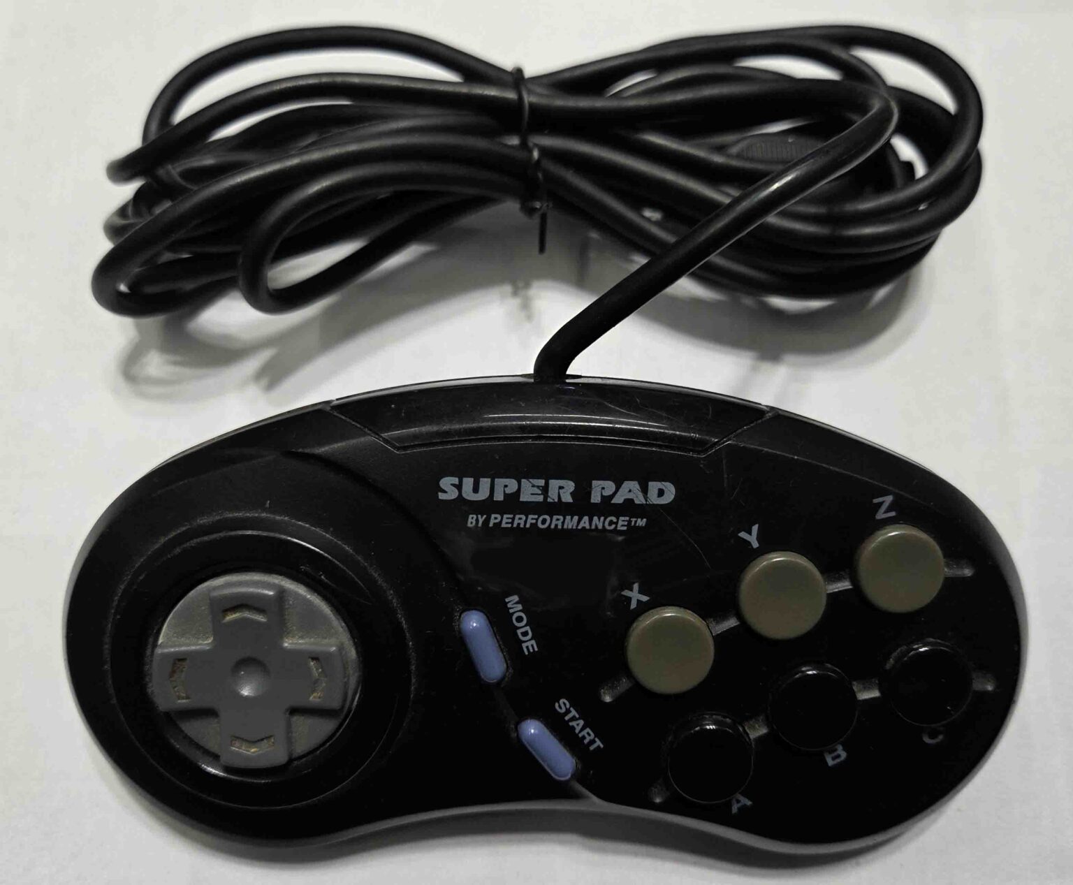 Joystick Super Pad Performance 6 Botones | Compatible Sega 16 Bits ...