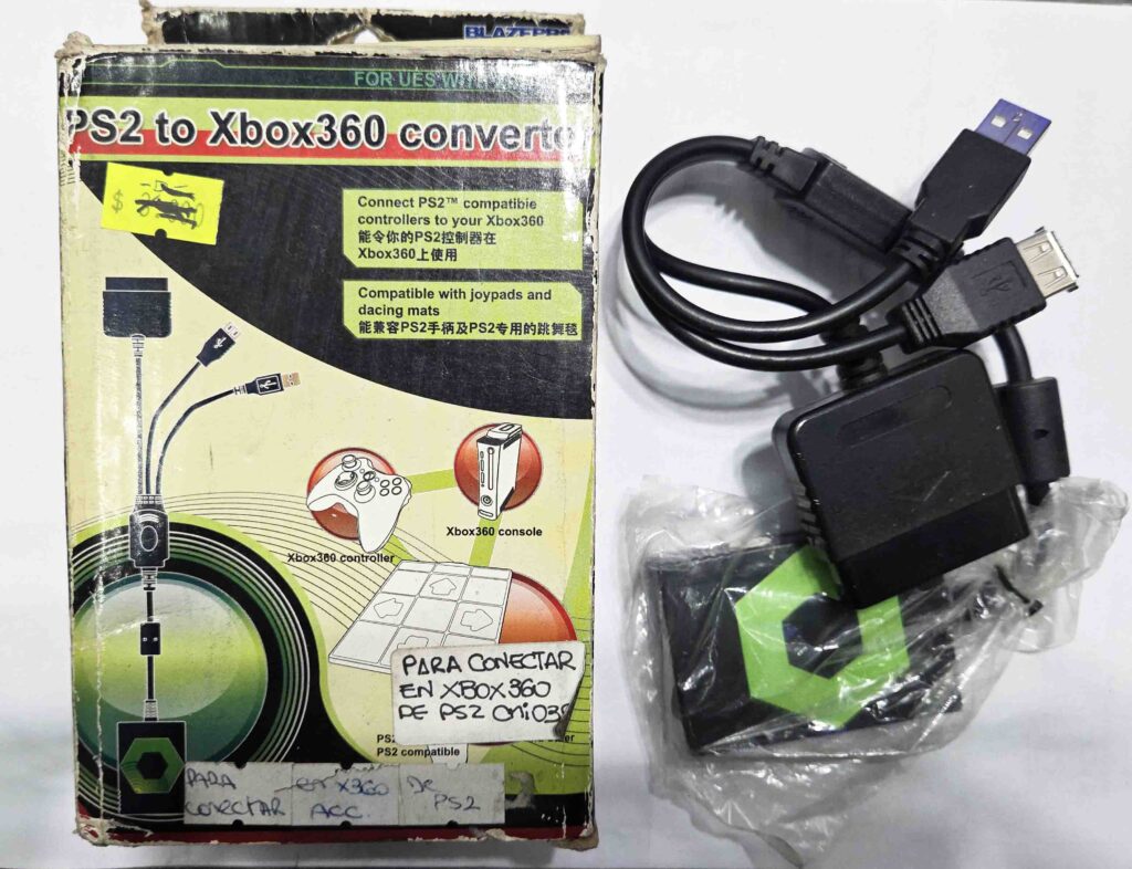 Convertidor Para Joysticks Ps2 A Xbox 360 – Museum Games