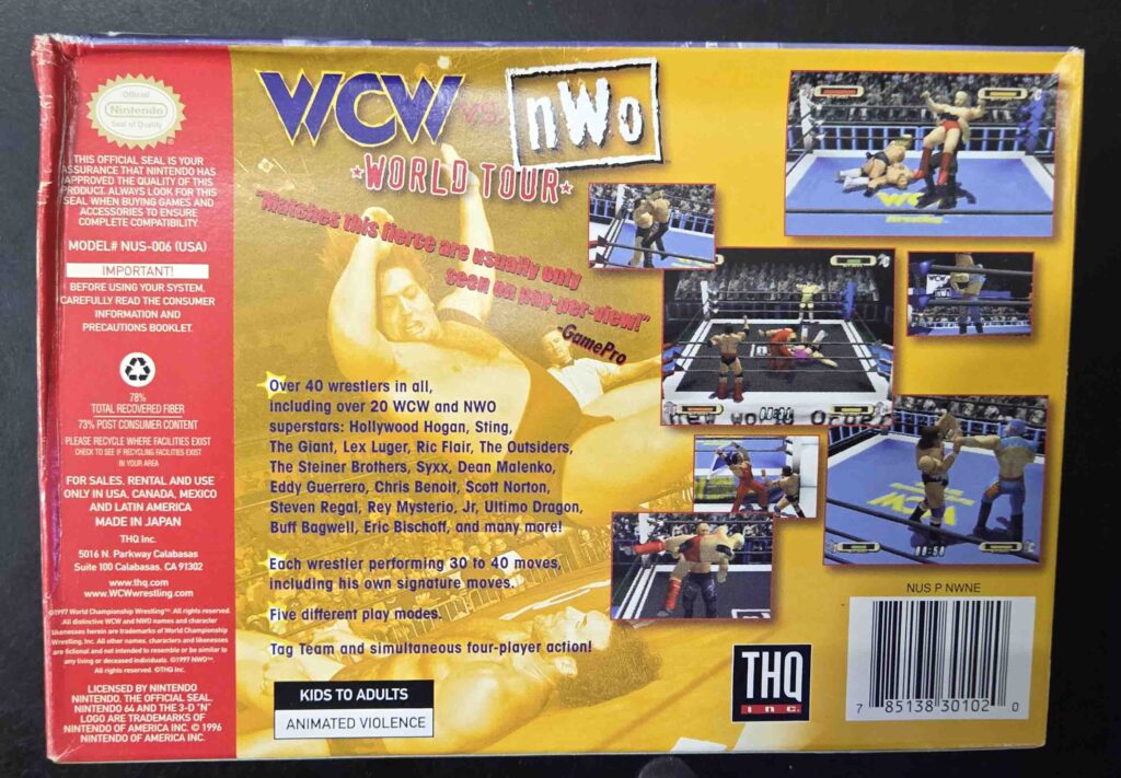 WCW vs. nWo World Tour | Nintendo 64 – Museum Games