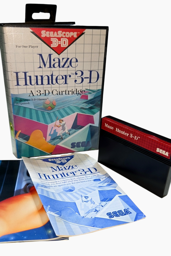 Maze Hunter 3-D Original Completo Master System – Museum Games