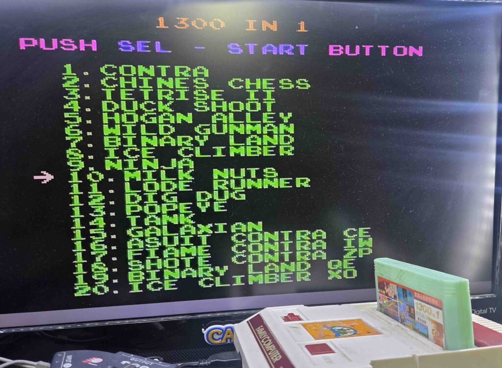 1300 in 1 (Reales 15 in 1) | Cartucho 90s Compatible Family Game ...