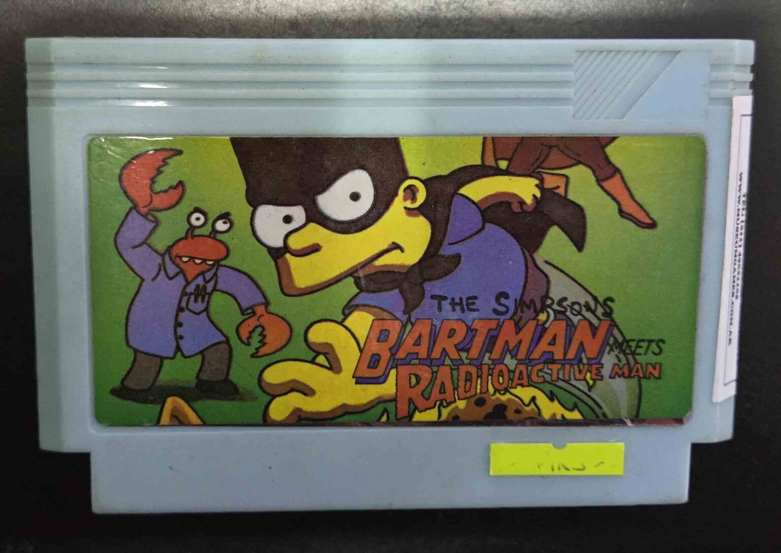 The Simpsons Bartman Meets Radioactive Man | Cartucho 90s Compatible ...